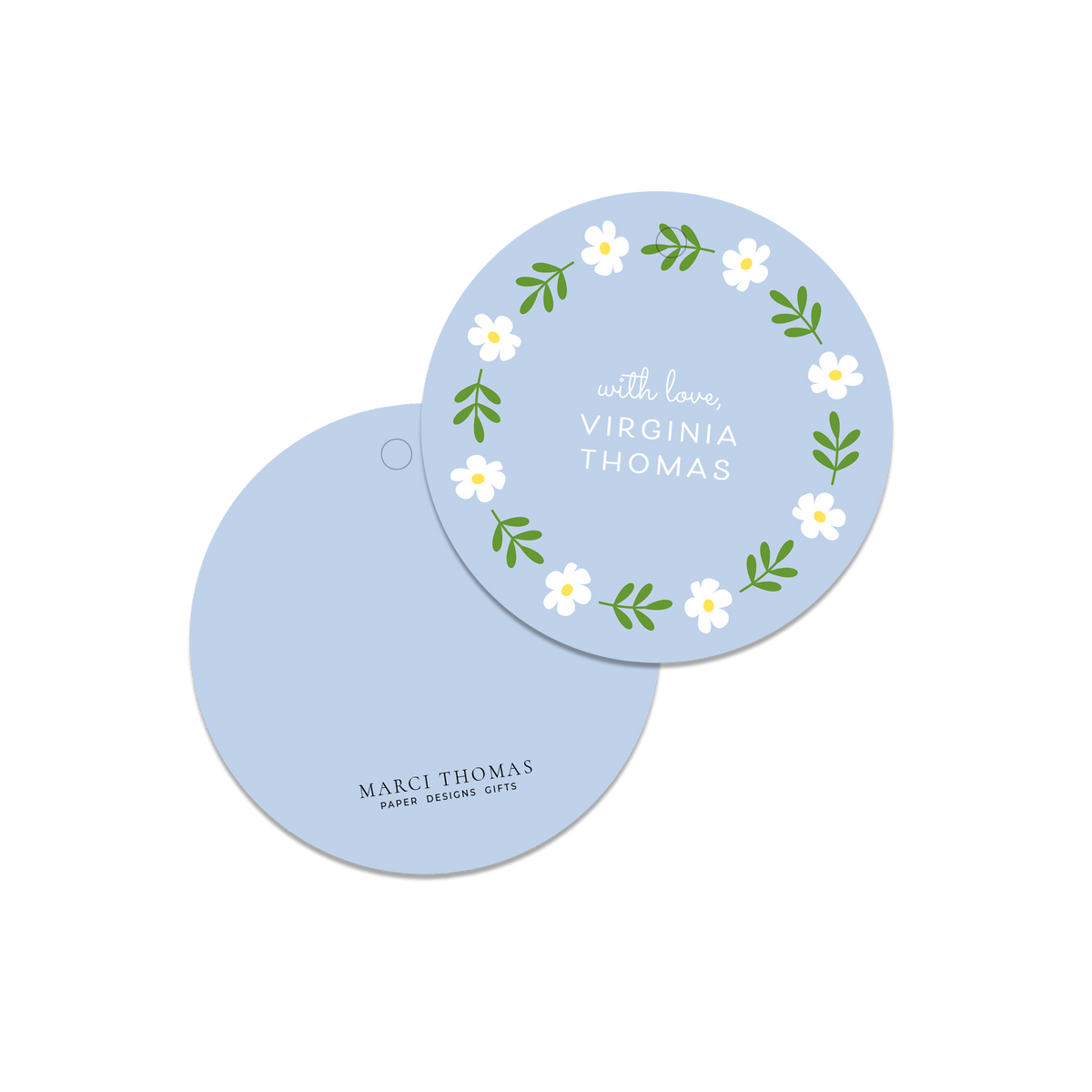 Daisy Border Tag – Marci Thomas Designs