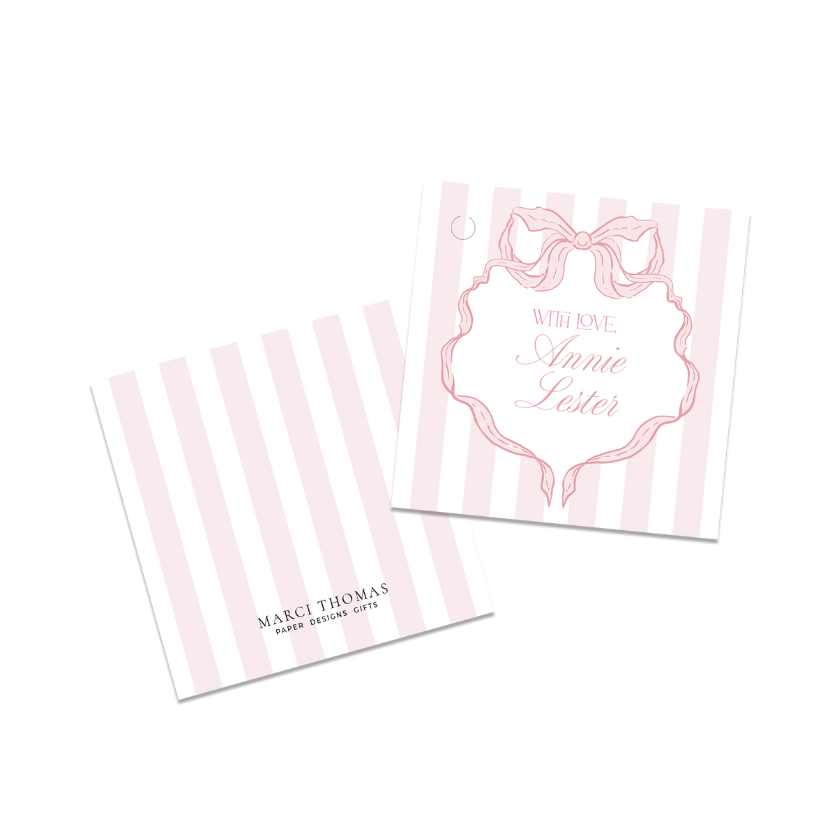 Bow Crest Tag – Marci Thomas Designs