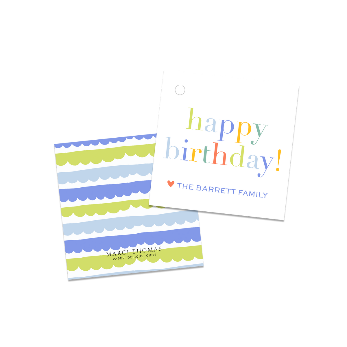 Small Happy Birthday Tag – Marci Thomas Designs