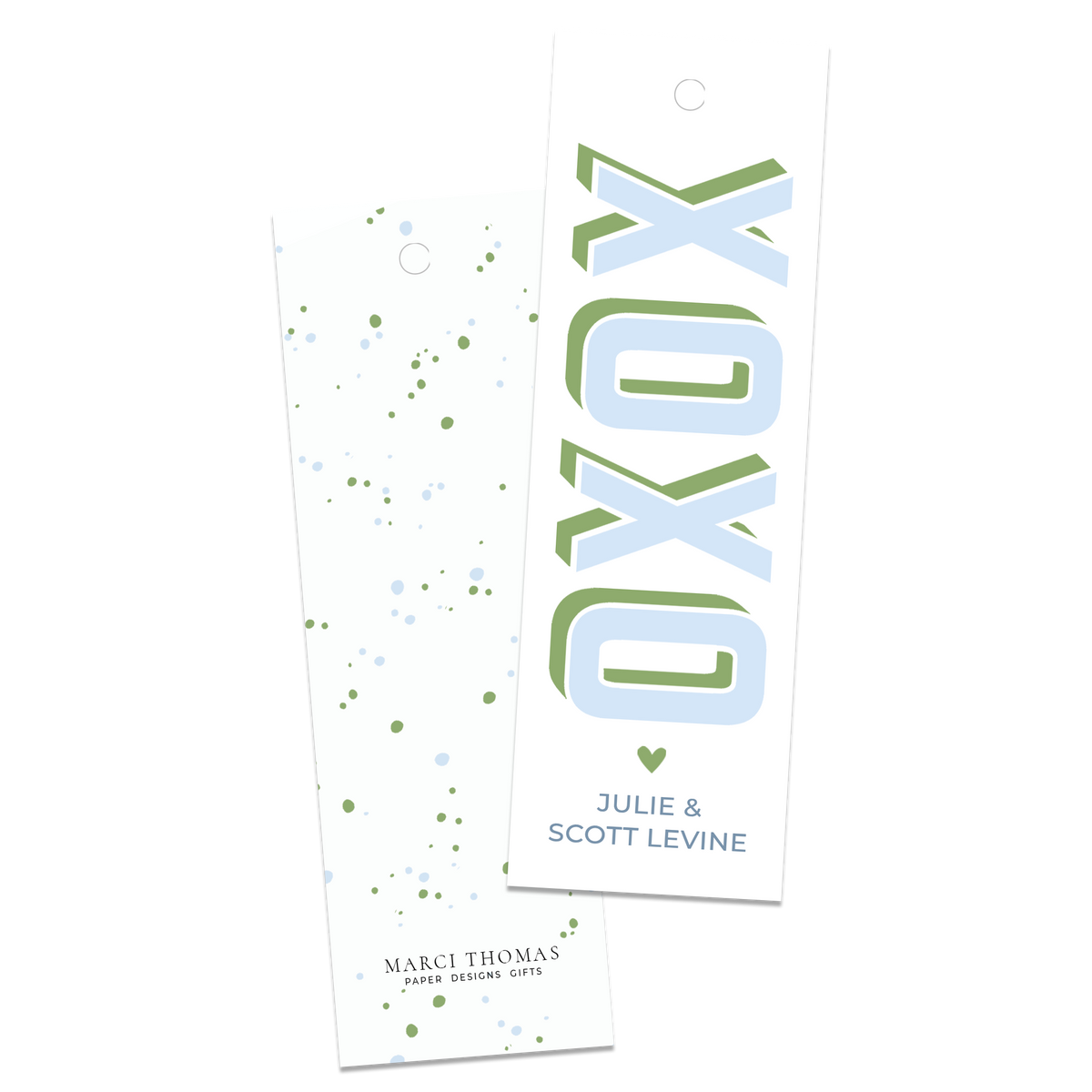Skinny XOXO Tag – Marci Thomas Designs